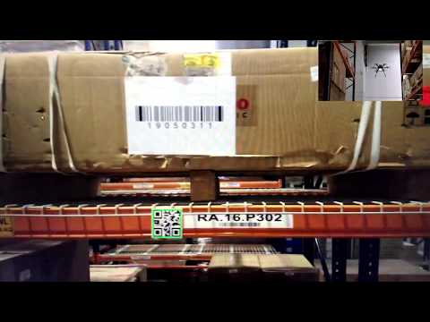 [View from drone] Fully Autonomous Drone with automated Barcode Scanning for inventory stocktaking