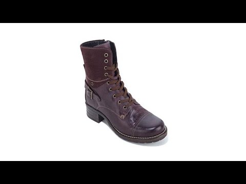 Taos Footwear Crave Leather Urban LaceUp Boot