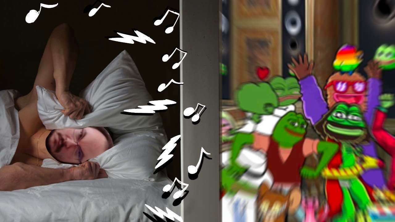 Moonmoon can't stand his Noisy Neighbors