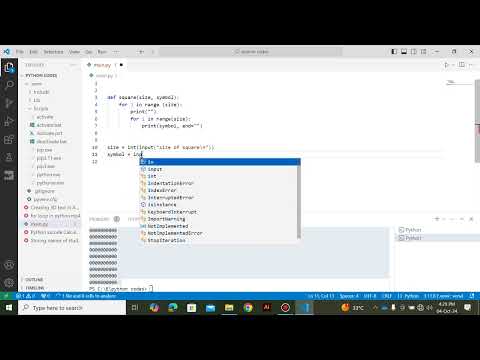 Create squares using symbols, in Python: Nested loops and functions