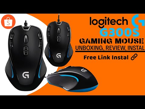 GAMING MOUSE LOGITECH G300S FREE SOFTWARE DOWNLOAD #gamingmouse #logitech | VTJ