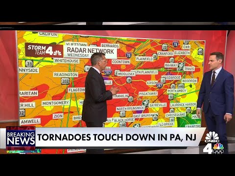 Tornadoes touch down in Central Jersey, threaten N.Y.C.