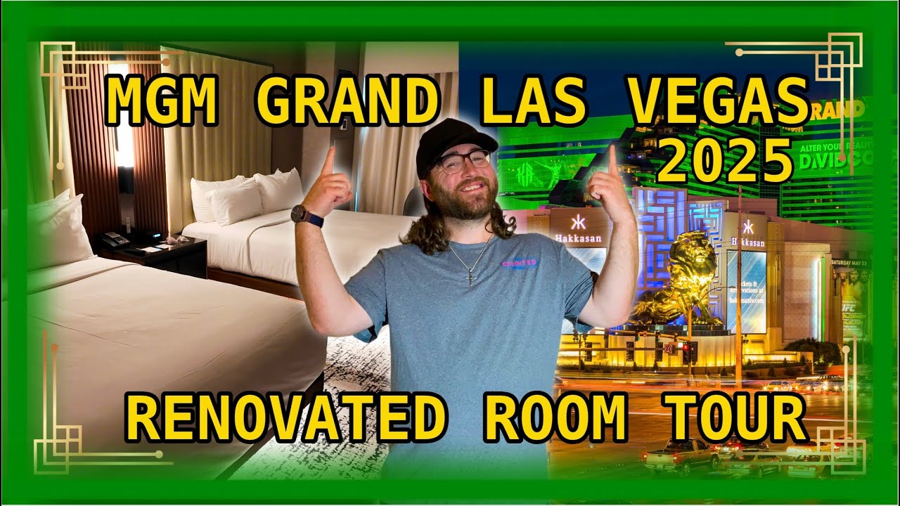 MGM Grand Las Vegas - Grand Two Queen W/ Strip View - Room Tour! | RENOVATED & REMODELED for 2025