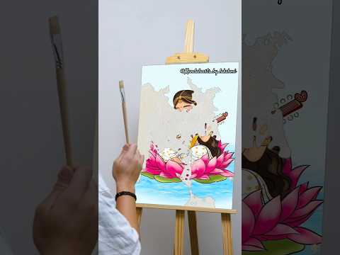 Maa Saraswati ghibli art 📚🙏🏻#art #drawing #saraswati #shorts #viralvideo