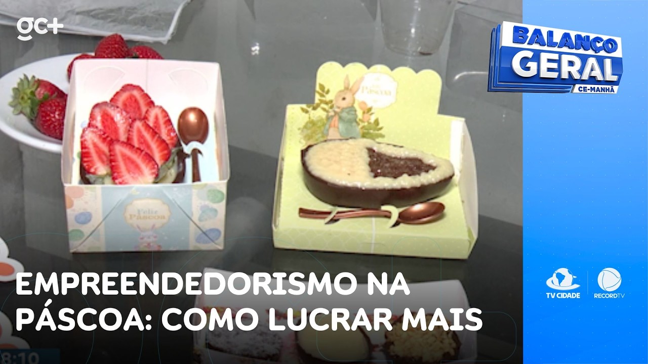 Easter: Pastry courses become an option for those who wish to start a business | Balanço Geral CE...