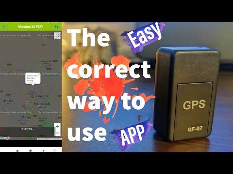 Mini GPS GF-07 Tracker for Vehicle Haw to Use setup the APP