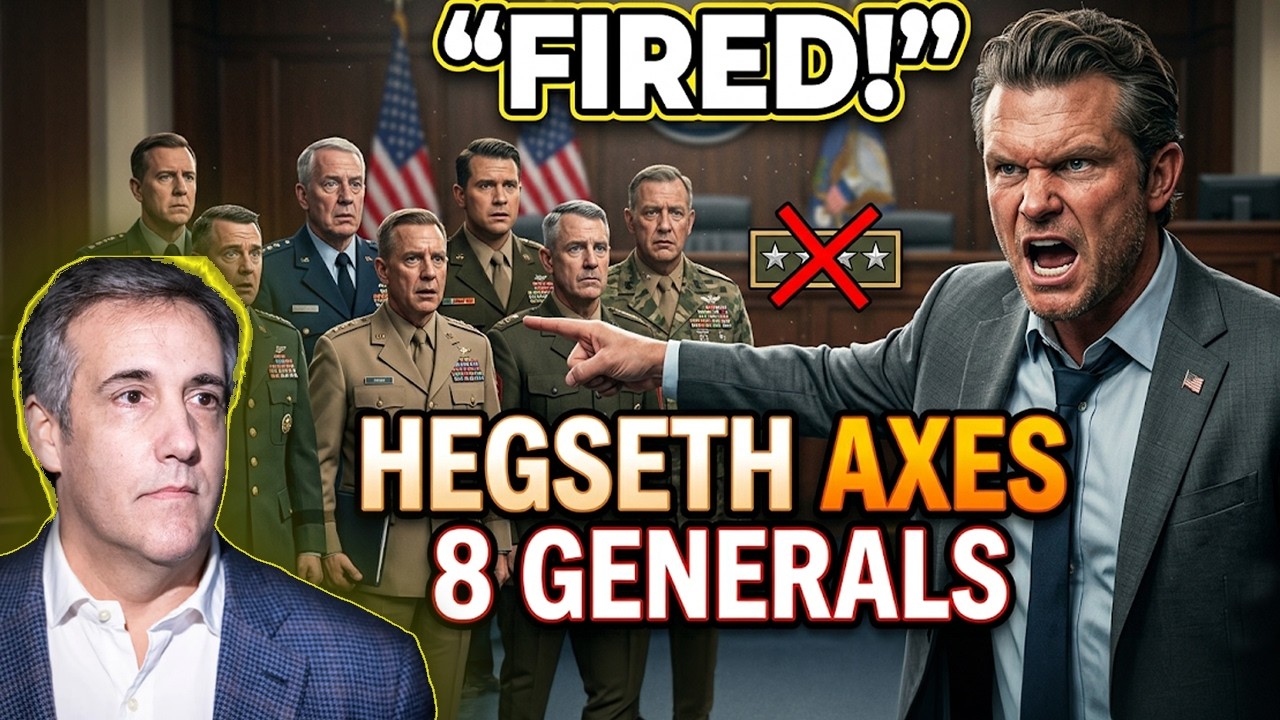 Hegseth Fires 8 Generals…No Explanation?