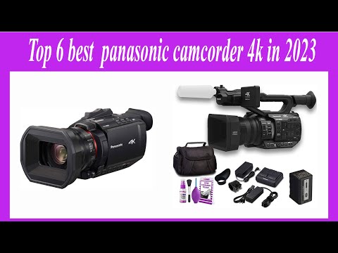 ✅Top 6 best panasonic camcorder 4k in 2023