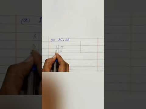 How to find the HCF of 15 and 18 ? How to find the HCF by Prime Factorization Method-How to Find HCF