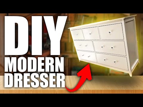 How to Make a Modern Dresser | DIY Modern Farmhouse Dresser