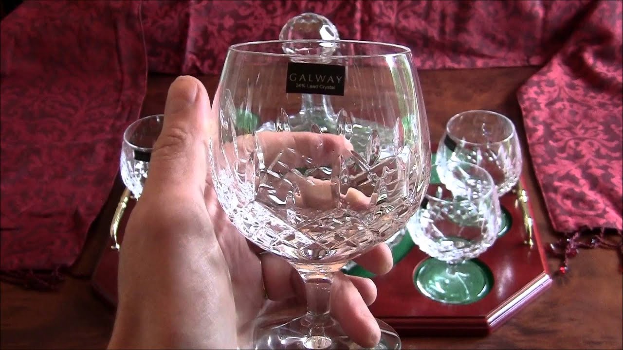 Galway Crystal Decanter Set