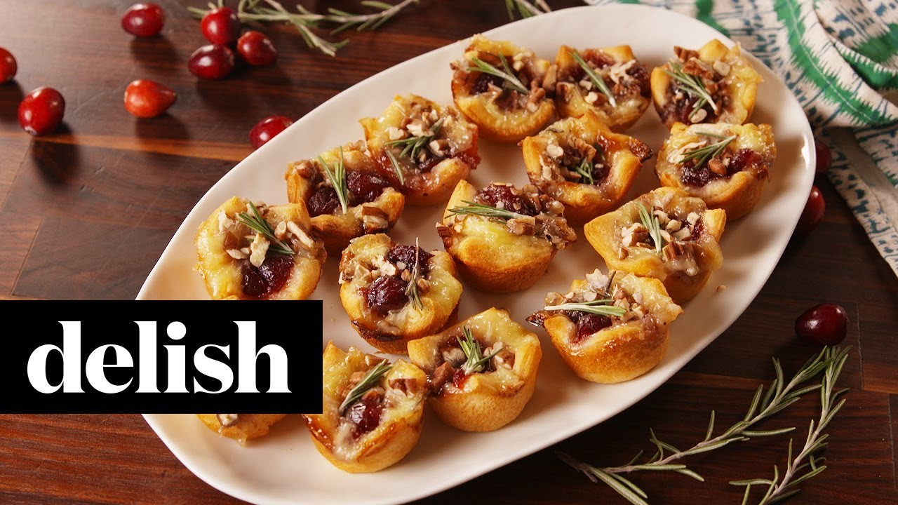 How to Make Cranberry Brie Bites | Recipe | Delish