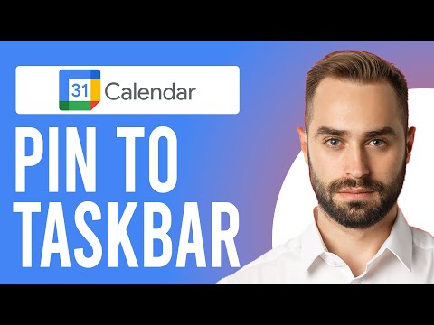 How to Pin Google Calendar on Taskbar (Step-by-Step)