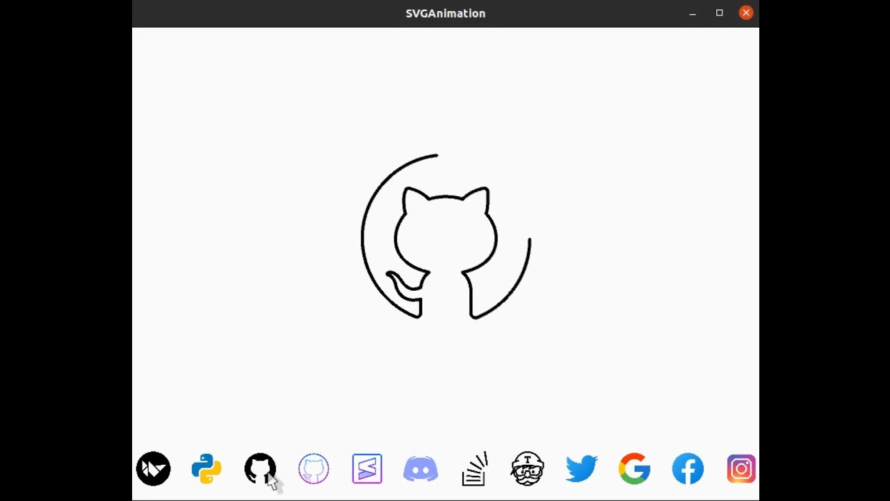 SVG path animation in Kivy - On Github