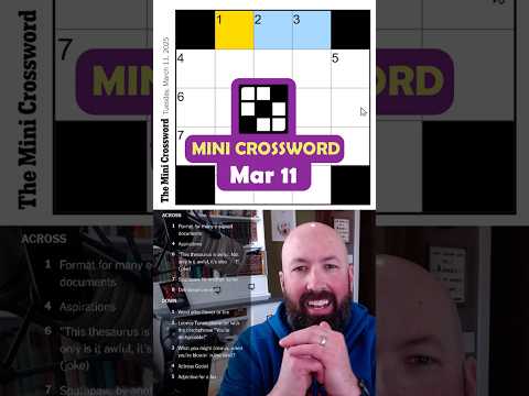NYT Mini Crossword - Mar 11