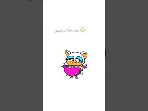 Rouge the Bat getting hit by deviantART logo #shorts
