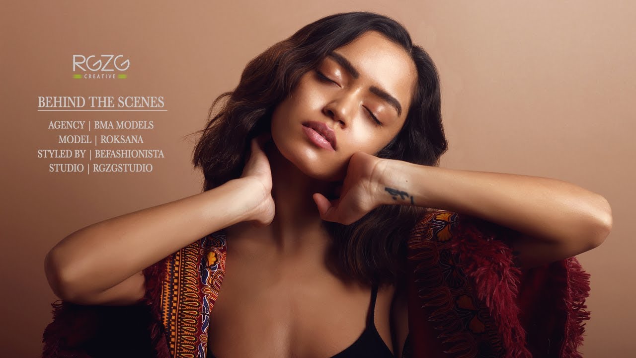 BTS | Agency Test Shoot W/ BMA Model Roksana |  Fashion Photography | RGZGstudio