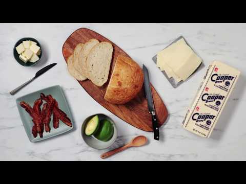 Cooper Smashed Avocado and Bacon Grilled Cheese Sandwich
