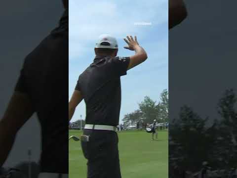 Kevin Yu holes out for eagle to take the lead of the RBC Canadian Open! ๐ฆ