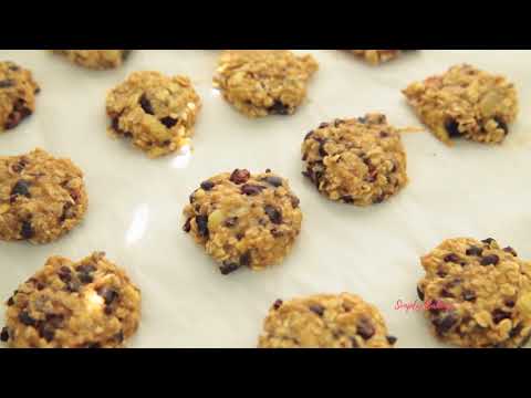 Easy Healthy Breakfast Cookies - 5 Different Flavors | Simply Bakings