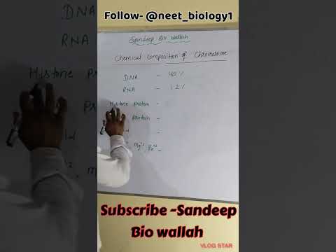 Chemical composition of chromosome || Molecular biology || 12th class || Sandeep Bio wallah || Neet