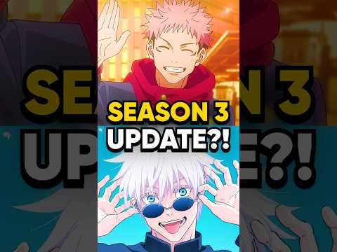 NEW Jujutsu Kaisen Season 3 Info?!