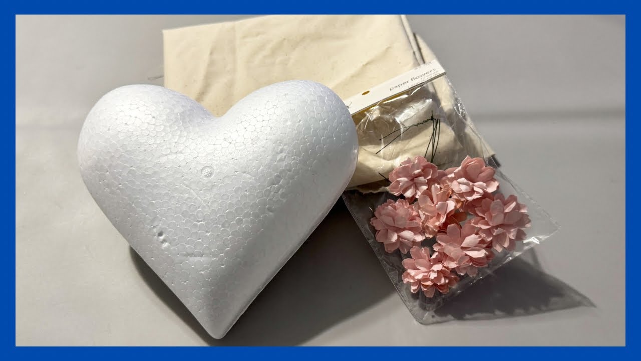 Rag Heart DIY || Neutral Heart Decor || Just 1 Quick Craft 