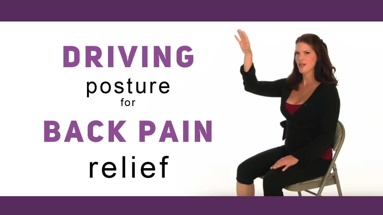 Does driving give you back pain? This will help! (Posture Makeover)