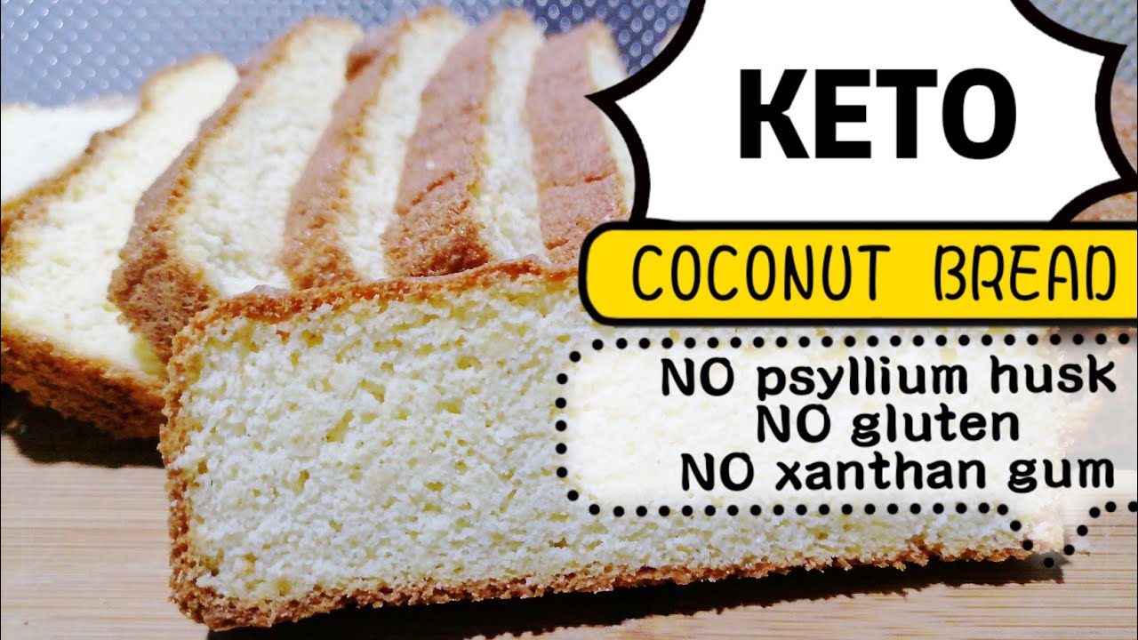 Keto Gluten-free Coconut Bread /keto gluten-free bread/ No yeast /ASMR cooking