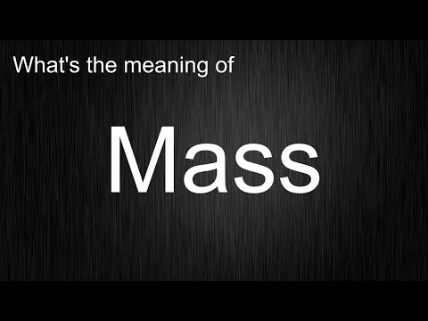 Unlock the Hidden Power of the Word Mass! Standard English Word Meaning Lesson!