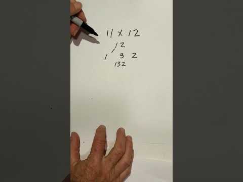 Shortcut for Multiplying by 11 #shorts