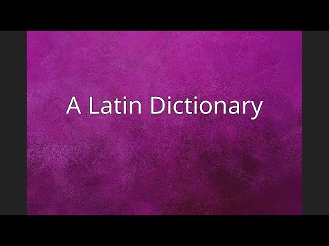 A Latin Dictionary