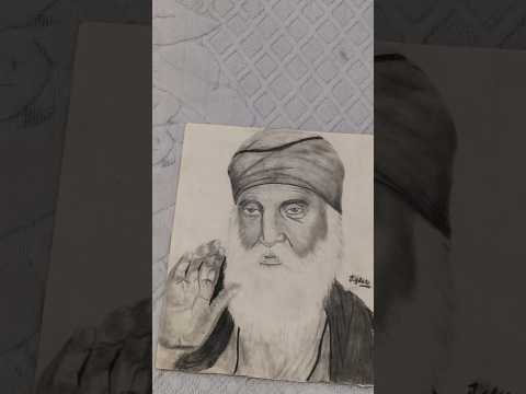 Sri Guru Nanak Dev Ji | sketch | Isher art | #nanakaadhjugaadhjiyo #subscribe #guru #vaheguru