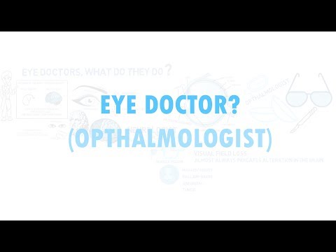 Medicine for patients - Eye doctor - what is an opthalmologist?