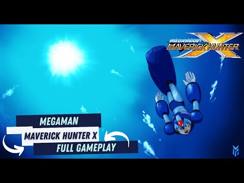 Mega Man Maverick Hunter X - Full Game (No Commentary)!