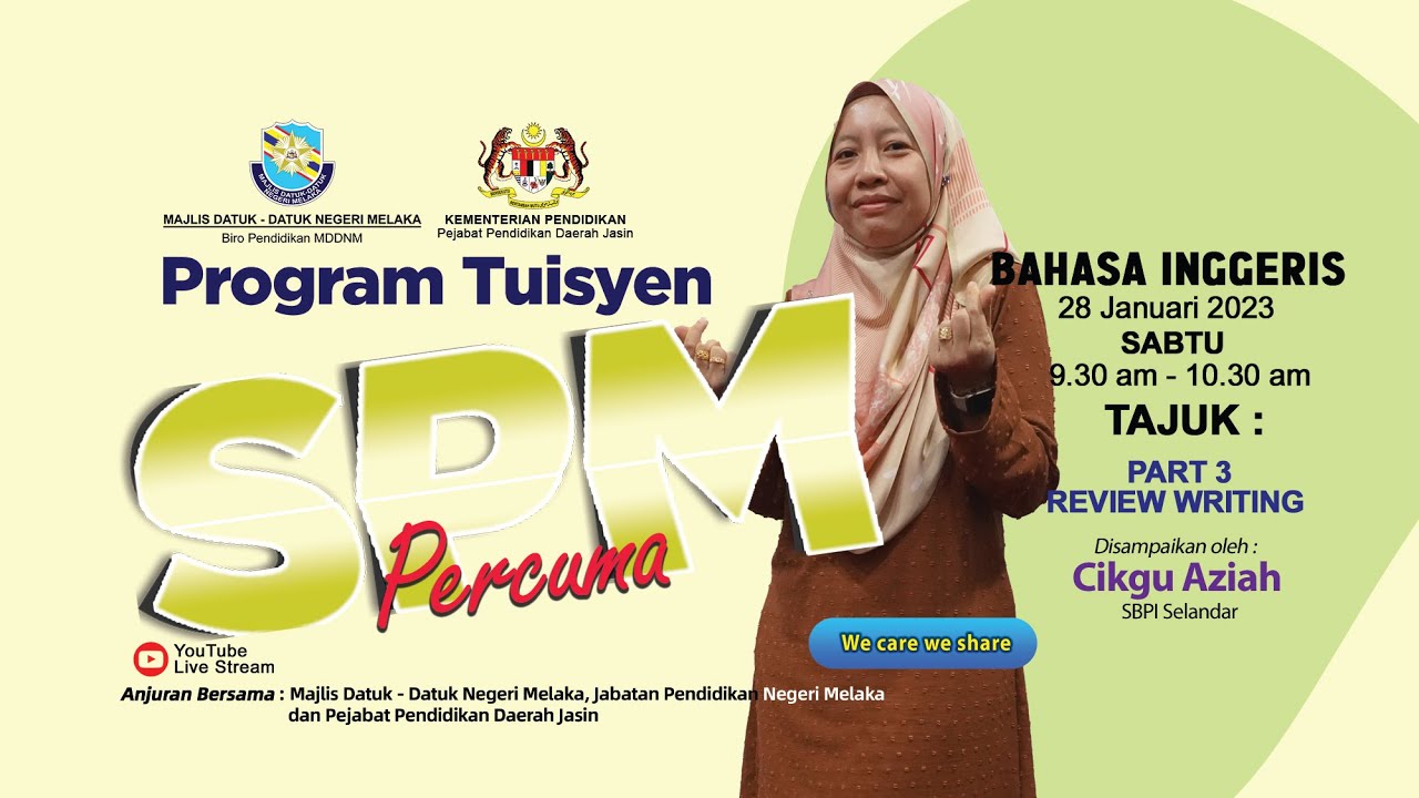 Bahasa Inggeris SPM : Review Writing