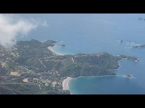 Landing in Liberia, Guanacaste, Costa Rica Airport (LIR/MRLB) runway 07
