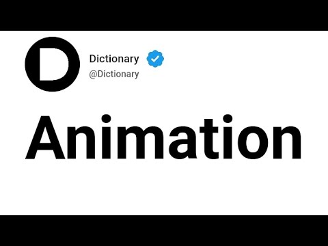Animation Meaning In English