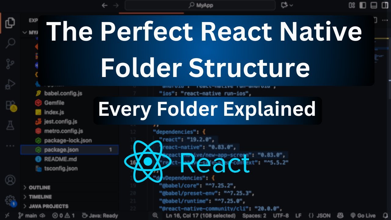 The Ultimate React Native Folder Structure Guide (2026 Best Practice)