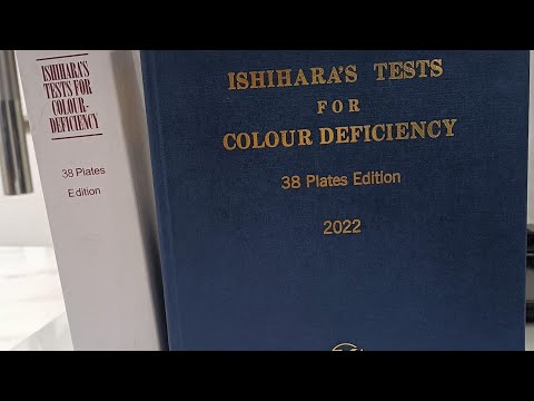 2022 Ishihara's Test For Colour Deficiency 38 Plates Edition Original Book Edition Make Japan
