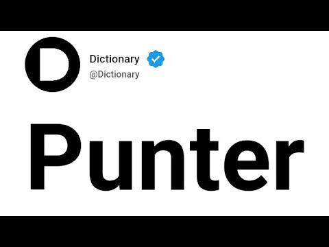 Punter Meaning In English