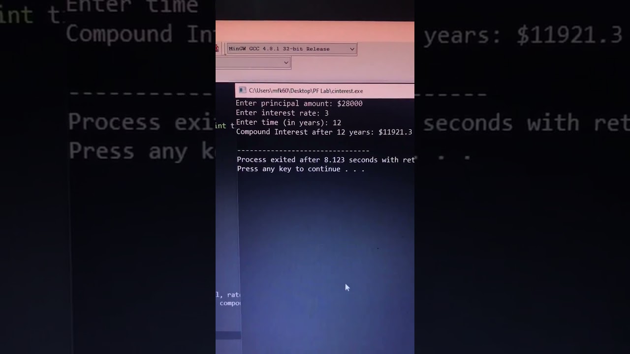 compound interest c++#coders #codemasters #codelife #codingninja #codinglife #code #coderstokyo