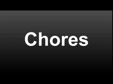 How To Pronounce Chores In English (American) | How To Say Chores