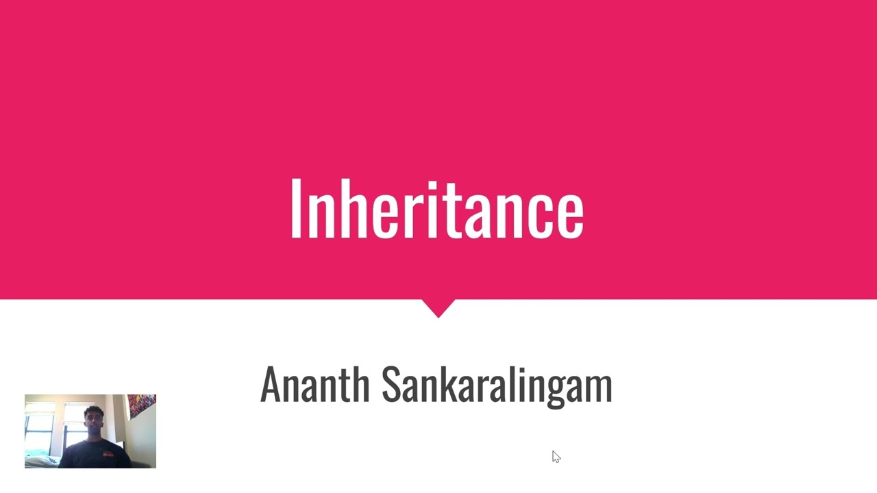 Inheritance Explained - CMSC131