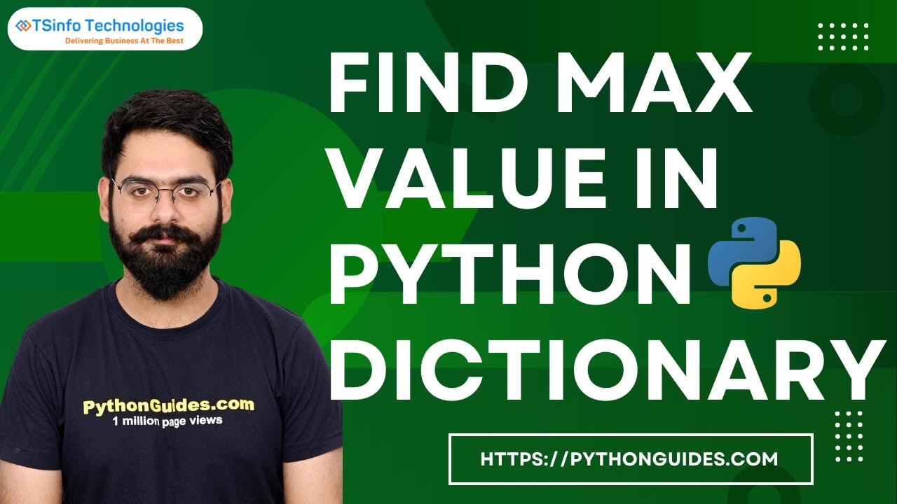 How to find the max value in a Python Dictionary | Find max value in Python dictionary