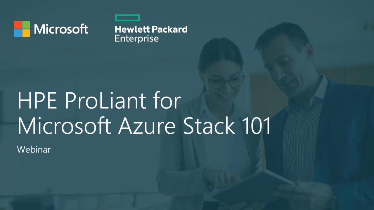 HPE ProLiant for Microsoft Azure Stack 101