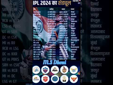IPL 2024 Schedule , timing Braking news: RCB vs CSK Opener🏏🏆|| #shorts#news#rcbvscsk