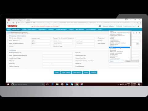 Create Authorized Signatory Master in Taxmann GST One Solution Software