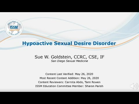 ISSM - Hypoactive Sexual Desire Disorder