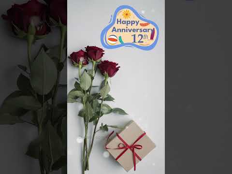 Happy 12th Wedding Anniversary Wishes | Best 12th Anniversary Wishes for Couple #shorts